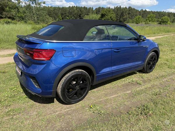 Blue Volkswagen T-Roc 2025 in Vilnius, with an engine capacity of 1.50 L and mileage of 21 thousand km for 32200 €, photo 6 on AUTOMOTO.COM.LV
