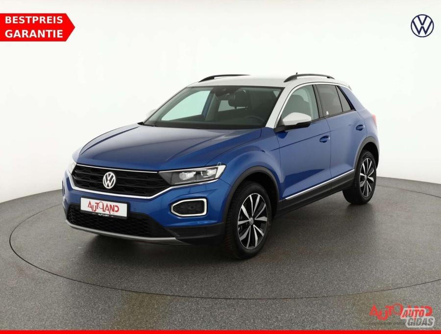 Zils Volkswagen T-Roc 2018 Kauņa, ar dzinēja tilpumu 1.50 L un nobraukumu 69 tūkst. km par 22390 €, foto 1 vietnē AUTOMOTO.COM.LV