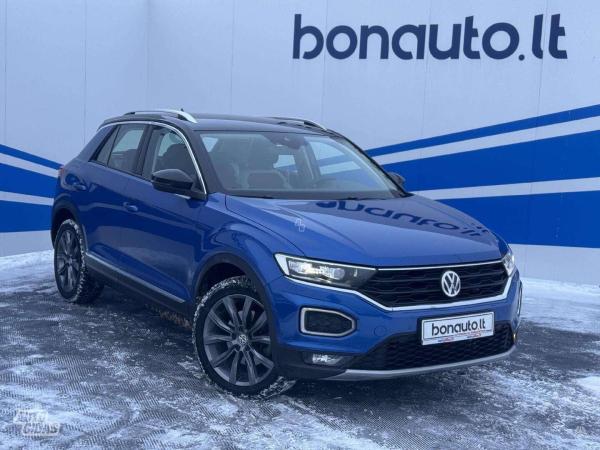 Zils Volkswagen T-Roc 2018 Kauņa, ar dzinēja tilpumu 2.00 L un nobraukumu 210 tūkst. km par 15450 €, foto 1 vietnē AUTOMOTO.COM.LV