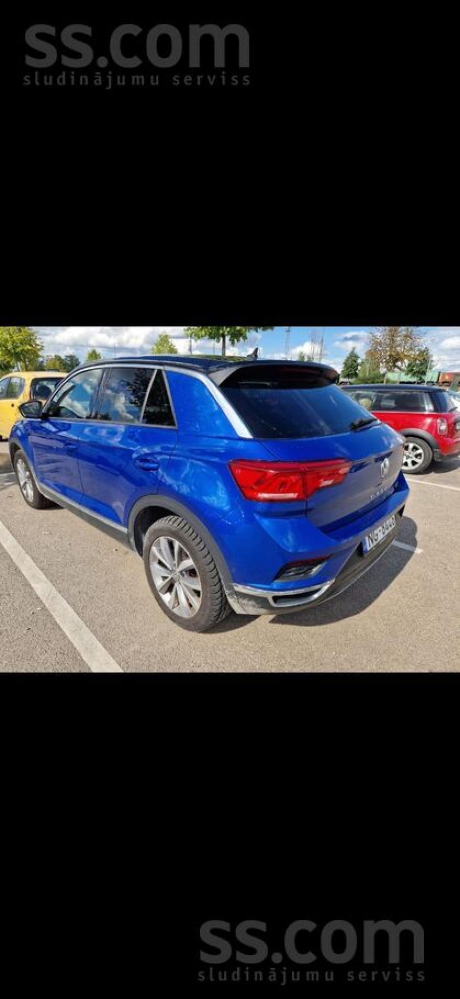 Zils Volkswagen T-Roc 2018 Rīga, ar dzinēja tilpumu 2.00 L un nobraukumu 109 tūkst. km par 16700 €, foto 3 vietnē AUTOMOTO.COM.LV