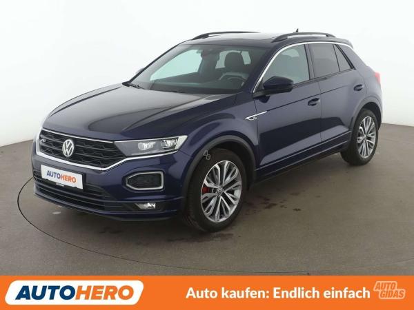 Zils Volkswagen T-Roc 2019 Kauņa, ar dzinēja tilpumu 1.50 L un nobraukumu 44 tūkst. km par 27540 €, foto 1 vietnē AUTOMOTO.COM.LV