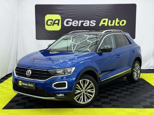 Zils Volkswagen T-Roc 2019 Viļņa, ar dzinēja tilpumu 1.50 L un nobraukumu 70 tūkst. km par 18950 €, foto 1 vietnē AUTOMOTO.COM.LV