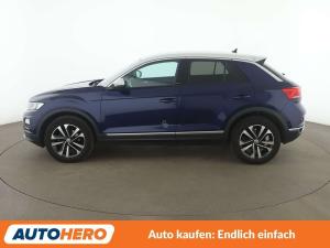 Blue Volkswagen T-Roc 2019 in Kaunas, with an engine capacity of 1.60 L and mileage of 78 thousand km for 21875 €, photo 3 on AUTOMOTO.COM.LV