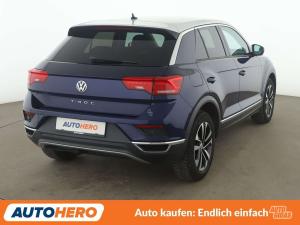Blue Volkswagen T-Roc 2019 in Kaunas, with an engine capacity of 1.60 L and mileage of 78 thousand km for 21875 €, photo 6 on AUTOMOTO.COM.LV