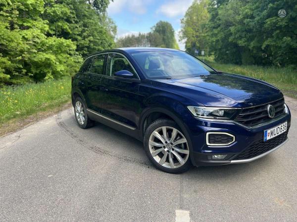 Zils Volkswagen T-Roc 2019 Kauņa, ar dzinēja tilpumu 1.97 L un nobraukumu 175 tūkst. km par 17900 €, foto  vietnē AUTOMOTO.COM.LV