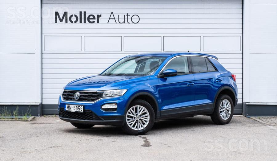 Zils Volkswagen T-Roc 2020 Rīga, ar dzinēja tilpumu 1.00 L un nobraukumu 41 tūkst. km par 19400 €, foto 1 vietnē AUTOMOTO.COM.LV