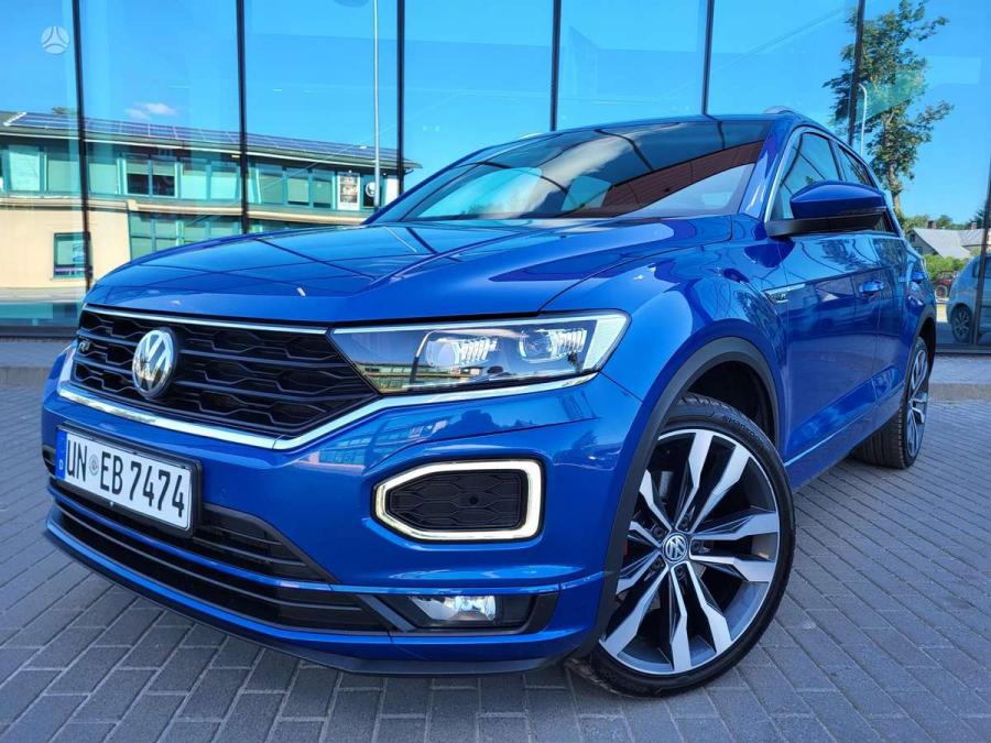 Zils Volkswagen T-Roc 2020 Molėtai, ar dzinēja tilpumu 1.97 L un nobraukumu 288 tūkst. km par 17450 €, foto 1 vietnē AUTOMOTO.COM.LV