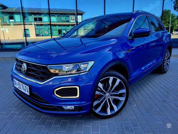 Blue Volkswagen T-Roc 2020 in Moletai, with an engine capacity of 1.97 L and mileage of 288 thousand km for 17450 €, photo 10 on AUTOMOTO.COM.LV