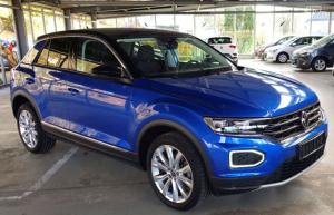 Zils Volkswagen T-Roc 2021 Kauņa, ar dzinēja tilpumu 1.50 L un nobraukumu 45 tūkst. km par 26925 €, foto 3 vietnē AUTOMOTO.COM.LV