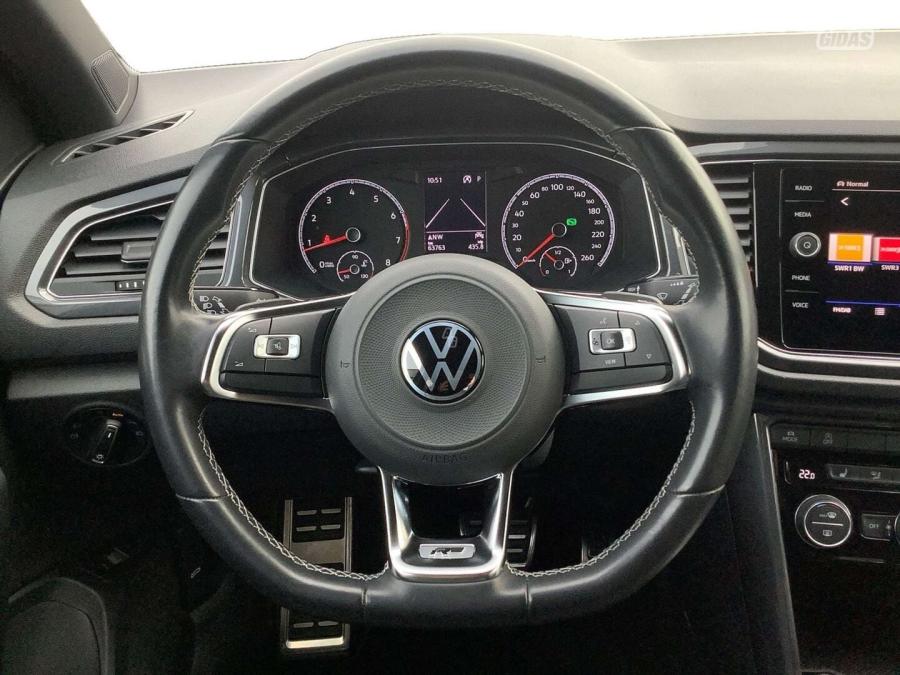 Zils Volkswagen T-Roc 2021 Kauņa, ar dzinēja tilpumu 1.50 L un nobraukumu 64 tūkst. km par 25772 €, foto 12 vietnē AUTOMOTO.COM.LV
