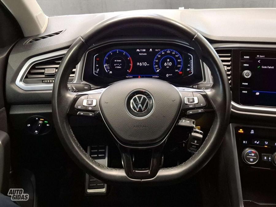 Zils Volkswagen T-Roc 2021 Kauņa, ar dzinēja tilpumu 1.50 L un nobraukumu 25 tūkst. km par 25784 €, foto 10 vietnē AUTOMOTO.COM.LV