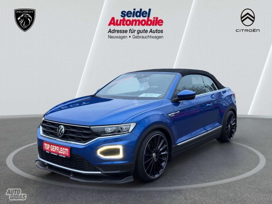 Zils Volkswagen T-Roc 2022 Kauņa, ar dzinēja tilpumu 1.50 L un nobraukumu 20 tūkst. km par 32695 €, foto 1 vietnē AUTOMOTO.COM.LV