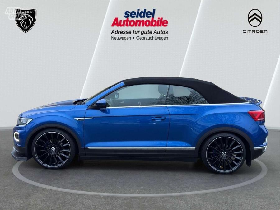 Zils Volkswagen T-Roc 2022 Kauņa, ar dzinēja tilpumu 1.50 L un nobraukumu 20 tūkst. km par 32695 €, foto 2 vietnē AUTOMOTO.COM.LV
