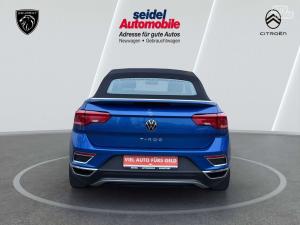 Zils Volkswagen T-Roc 2022 Kauņa, ar dzinēja tilpumu 1.50 L un nobraukumu 20 tūkst. km par 32695 €, foto 4 vietnē AUTOMOTO.COM.LV