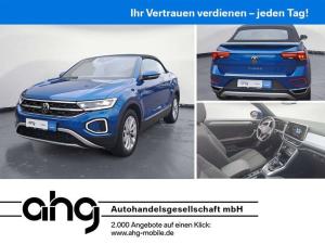 Blue Volkswagen T-Roc 2022 in Kaunas, with an engine capacity of 1.50 L and mileage of 23 thousand km for 30053 €, photo  on AUTOMOTO.COM.LV