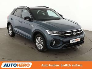 Blue Volkswagen T-Roc 2022 in Kaunas, with an engine capacity of 1.50 L and mileage of 35 thousand km for 28199 €, photo 8 on AUTOMOTO.COM.LV
