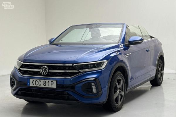 Blue Volkswagen T-Roc 2022 in Kaunas, with an engine capacity of 0.00 L and mileage of 26 thousand km for 24796 €, photo 1 on AUTOMOTO.COM.LV