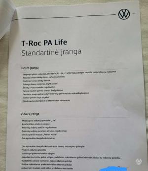 Синий Фольксваген Ти-Рок 2022 в Пасвалис, объемом двигателя 1.50 л и пробегом 40 тыс. км за 24500 €, фото 12 на AUTOMOTO.COM.LV