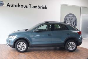 Blue Volkswagen T-Roc 2023 in Kaunas, with an engine capacity of 1.00 L and mileage of 30 thousand km for 25522 €, photo 6 on AUTOMOTO.COM.LV