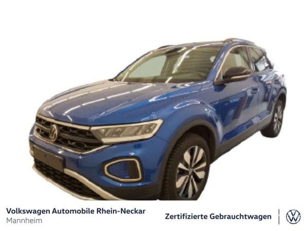 Zils Volkswagen T-Roc 2024 Kauņa, ar dzinēja tilpumu 1.50 L un nobraukumu 22 tūkst. km par 30068 €, foto 2 vietnē AUTOMOTO.COM.LV