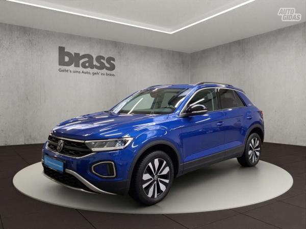 Blue Volkswagen T-Roc 2024 in Kaunas, with an engine capacity of 1.00 L and mileage of 31 thousand km for 26726 €, photo 1 on AUTOMOTO.COM.LV