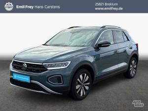 Zils Volkswagen T-Roc 2025 Kauņa, ar dzinēja tilpumu 1.00 L un nobraukumu 25 tūkst. km par 26402 €, foto  vietnē AUTOMOTO.COM.LV