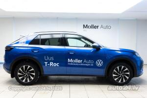 Blue Volkswagen T-Roc 2026 in Johvi, with an engine capacity of 1.50 L and mileage of 17 thousand km for 37550 €, photo 5 on AUTOMOTO.COM.LV