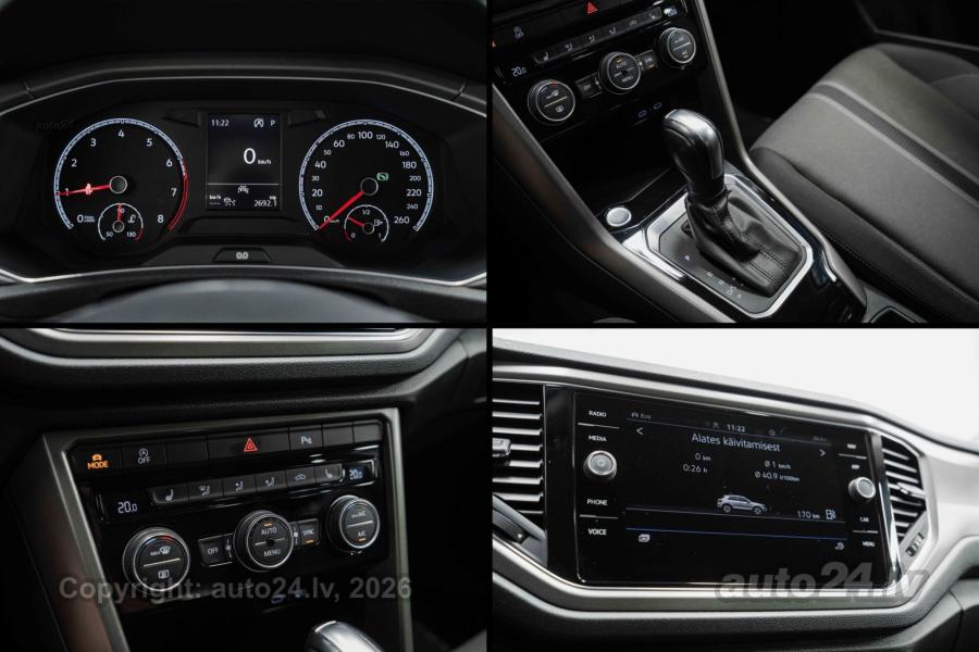 Zils Volkswagen T-Roc 2021 Tallina, ar dzinēja tilpumu 1.50 L un nobraukumu 76 tūkst. km par 21300 €, foto 12 vietnē AUTOMOTO.COM.LV