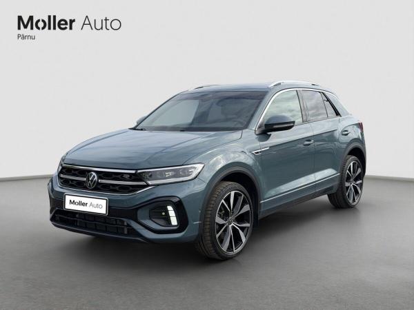 Zils Volkswagen T-Roc 2023 Pērnava, ar dzinēja tilpumu 1.50 L un nobraukumu 27 tūkst. km par 27900 €, foto 1 vietnē AUTOMOTO.COM.LV