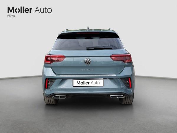 Zils Volkswagen T-Roc 2023 Pērnava, ar dzinēja tilpumu 1.50 L un nobraukumu 27 tūkst. km par 27900 €, foto 4 vietnē AUTOMOTO.COM.LV