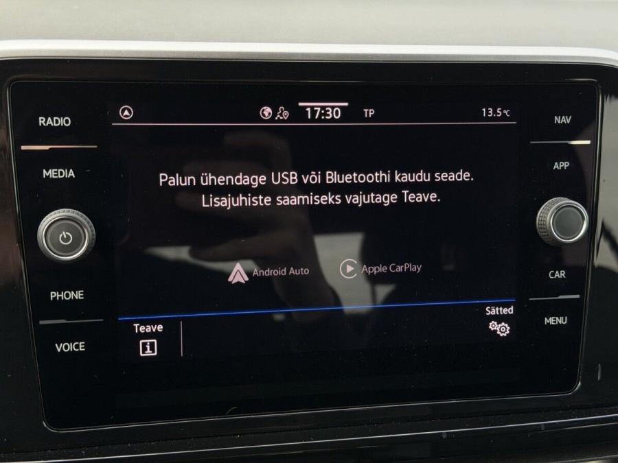 Zils Volkswagen T-Roc 2023 Pērnava, ar dzinēja tilpumu 1.50 L un nobraukumu 27 tūkst. km par 27900 €, foto 12 vietnē AUTOMOTO.COM.LV