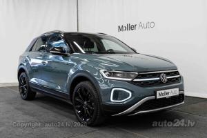Blue Volkswagen T-Roc 2023 in Tallinn, with an engine capacity of 1.50 L and mileage of 40 thousand km for 26900 €, photo 5 on AUTOMOTO.COM.LV