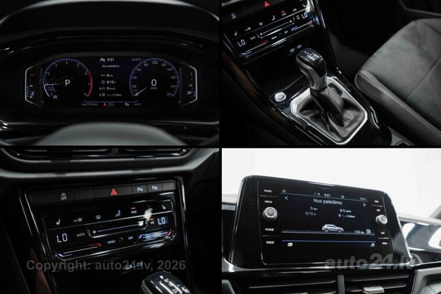 Blue Volkswagen T-Roc 2023 in Tallinn, with an engine capacity of 1.50 L and mileage of 40 thousand km for 26900 €, photo 14 on AUTOMOTO.COM.LV