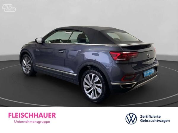 Grey Volkswagen T-Roc 2024 in Kaunas, with an engine capacity of 1.50 L and mileage of 26 thousand km for 32566 €, photo 4 on AUTOMOTO.COM.LV