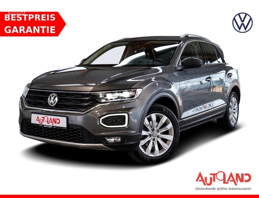 Pelēks Volkswagen T-Roc 2020 Kauņa, ar dzinēja tilpumu 1.50 L un nobraukumu 84 tūkst. km par 23420 €, foto 1 vietnē AUTOMOTO.COM.LV