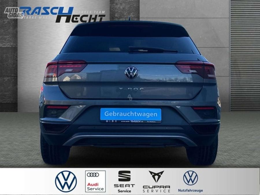 Grey Volkswagen T-Roc 2021 in Kaunas, with an engine capacity of 1.50 L and mileage of 36 thousand km for 25263 €, photo 6 on AUTOMOTO.COM.LV