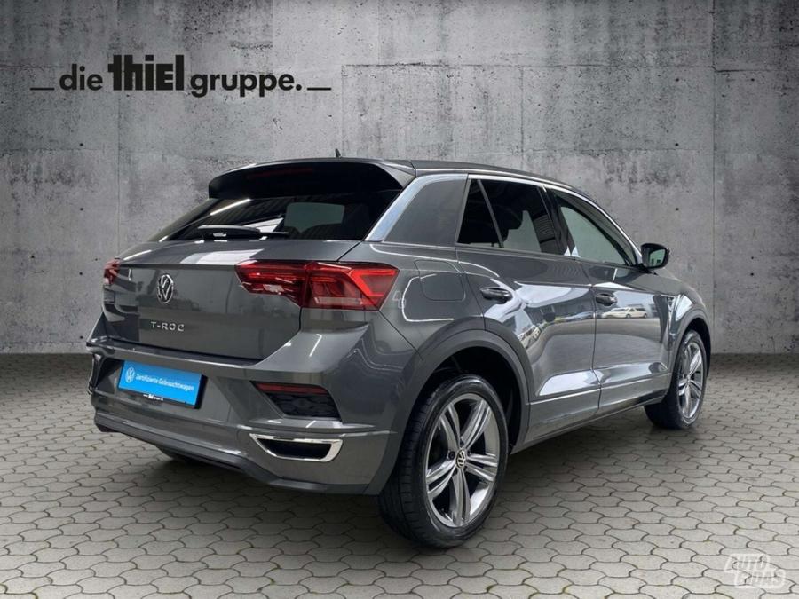 Grey Volkswagen T-Roc 2021 in Kaunas, with an engine capacity of 1.50 L and mileage of 38 thousand km for 24450 €, photo 4 on AUTOMOTO.COM.LV