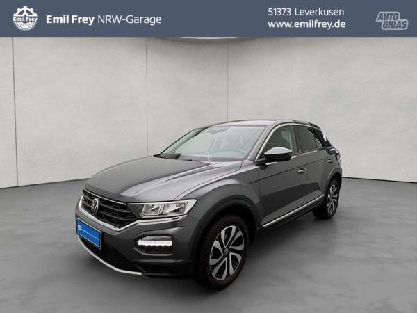 Pelēks Volkswagen T-Roc 2021 Kauņa, ar dzinēja tilpumu 1.50 L un nobraukumu 37 tūkst. km par 25480 €, foto 1 vietnē AUTOMOTO.COM.LV