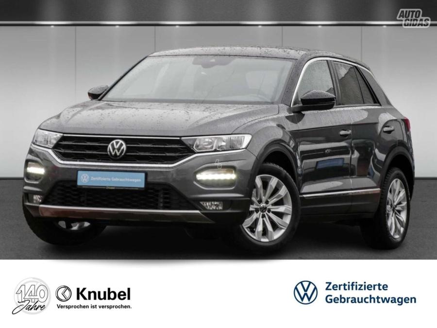 Grey Volkswagen T-Roc 2021 in Kaunas, with an engine capacity of 1.50 L and mileage of 32 thousand km for 27426 €, photo 1 on AUTOMOTO.COM.LV