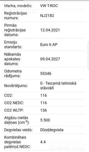 Серый Фольксваген Ти-Рок 2021 в Рига, объемом двигателя 2.00 л и пробегом 0 тыс. км за 18900 €, фото 19 на AUTOMOTO.COM.LV