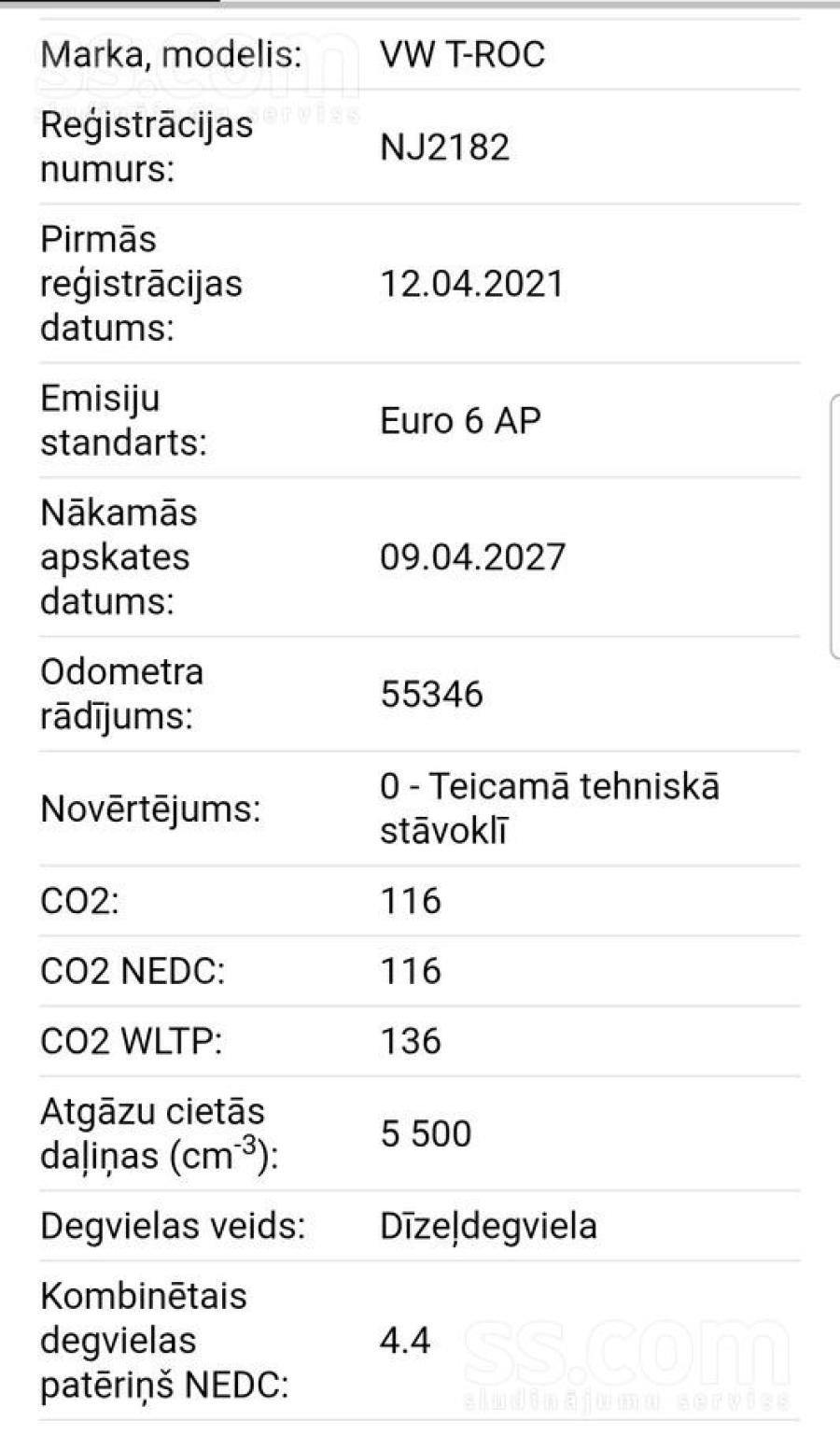 Серый Фольксваген Ти-Рок 2021 в Рига, объемом двигателя 2.00 л и пробегом 0 тыс. км за 18900 €, фото 19 на AUTOMOTO.COM.LV