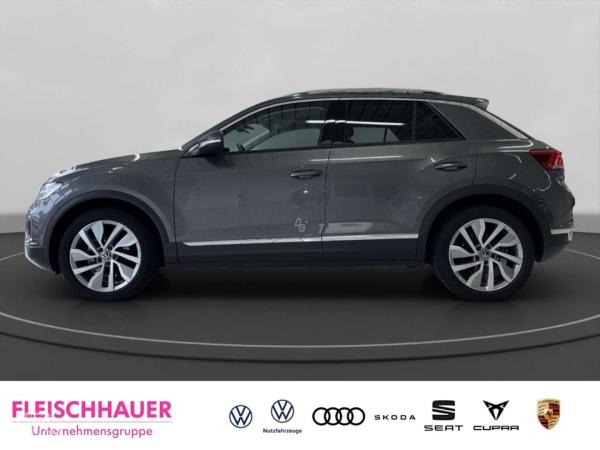 Grey Volkswagen T-Roc 2022 in Kaunas, with an engine capacity of 1.50 L and mileage of 31 thousand km for 30630 €, photo 3 on AUTOMOTO.COM.LV