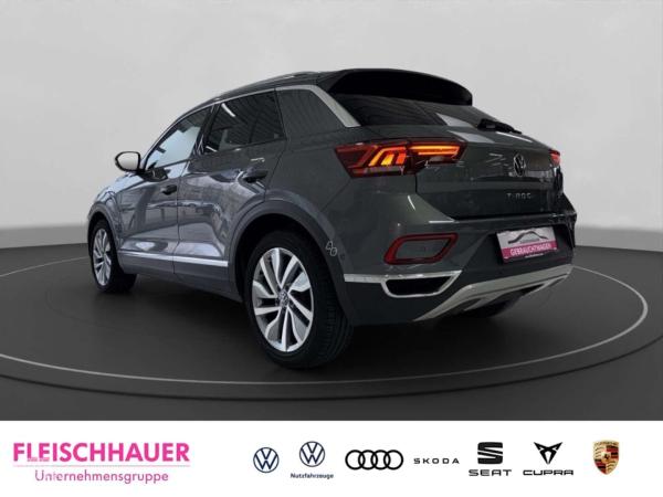 Grey Volkswagen T-Roc 2022 in Kaunas, with an engine capacity of 1.50 L and mileage of 31 thousand km for 30630 €, photo 4 on AUTOMOTO.COM.LV