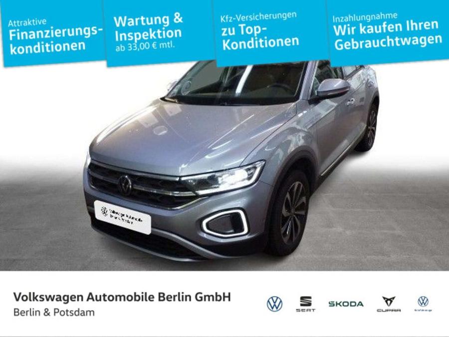 Grey Volkswagen T-Roc 2022 in Kaunas, with an engine capacity of 1.50 L and mileage of 33 thousand km for 27280 €, photo 1 on AUTOMOTO.COM.LV