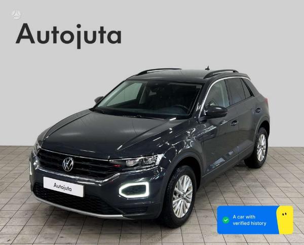 Pelēks Volkswagen T-Roc 2022 Kauņa, ar dzinēja tilpumu 1.50 L un nobraukumu 158 tūkst. km par 16800 €, foto 1 vietnē AUTOMOTO.COM.LV