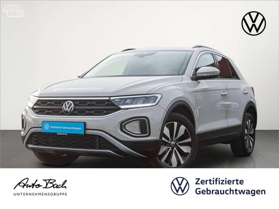 Grey Volkswagen T-Roc 2023 in Kaunas, with an engine capacity of 1.50 L and mileage of 83 thousand km for 24819 €, photo 1 on AUTOMOTO.COM.LV