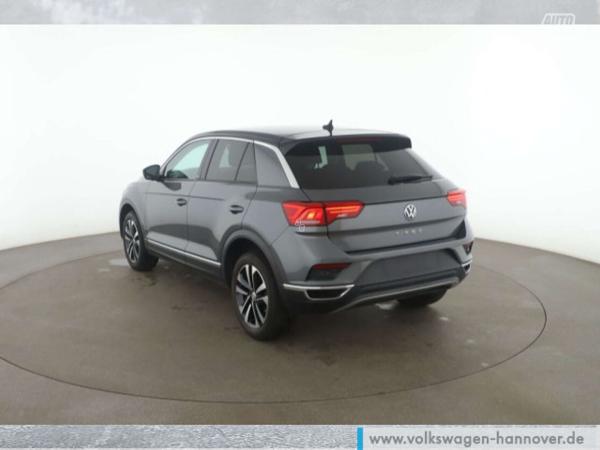 Grey Volkswagen T-Roc 2023 in Kaunas, with an engine capacity of 1.50 L and mileage of 36 thousand km for 29291 €, photo 4 on AUTOMOTO.COM.LV