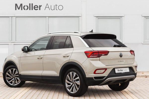 Grey Volkswagen T-Roc 2023 in Ventspils, with an engine capacity of 1.50 L and mileage of 57 thousand km for 27850 €, photo 4 on AUTOMOTO.COM.LV