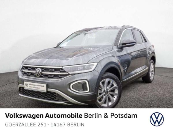 Grey Volkswagen T-Roc 2024 in Kaunas, with an engine capacity of 1.50 L and mileage of 18 thousand km for 30548 €, photo 1 on AUTOMOTO.COM.LV