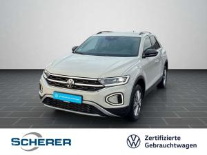 Pelēks Volkswagen T-Roc 2024 Kauņa, ar dzinēja tilpumu 1.50 L un nobraukumu 11 tūkst. km par 31019 €, foto  vietnē AUTOMOTO.COM.LV